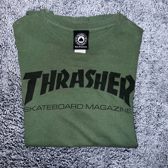 Thrasher | Shirts | Thrasher Magazine Logo T Shirt | Poshmark